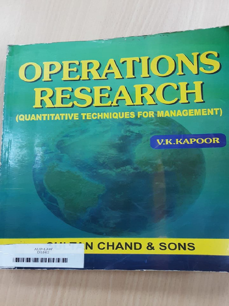 Operation Research | PDF
