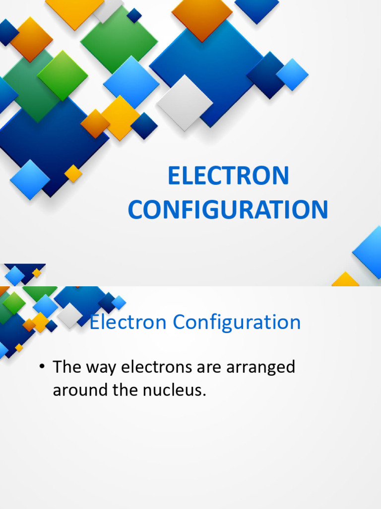 2 - Electron Configuration - 2023 | PDF | Electron Configuration | Atomic Orbital
