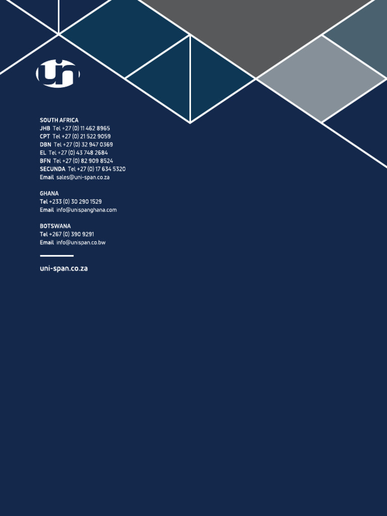 Uni Span Vertical Formwork Systems | PDF | Screw | Pipe (Fluid Conveyance)