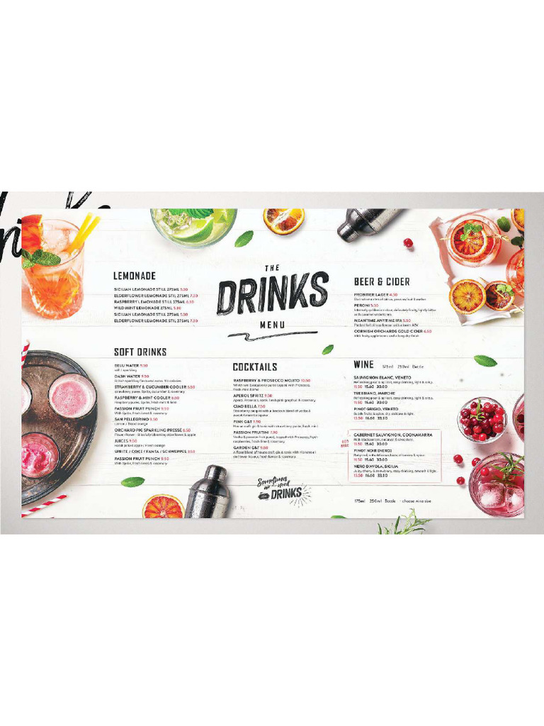 Drinks-menu-template | PDF