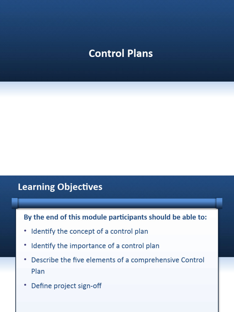 Control Plans | PDF | Business