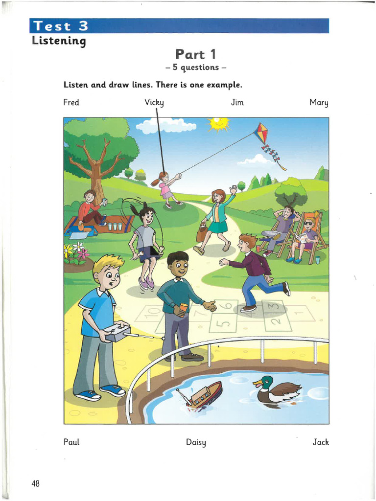 Movers 1 Test 3 | PDF