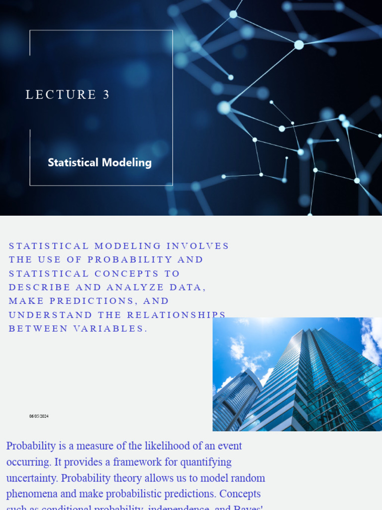 Statistical Modeling Techniques Explained | PDF | Statistics ...