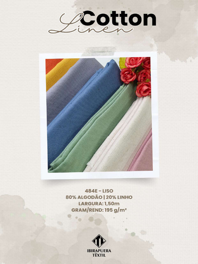 484 Cotton Linen Liso Compressed 1 | PDF