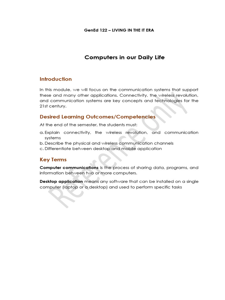Computers in Our Daily Life | Download Free PDF | Mobile App | Computer ... Computers in Our Daily Life | Download Free PDF | Mobile App | Computer ...