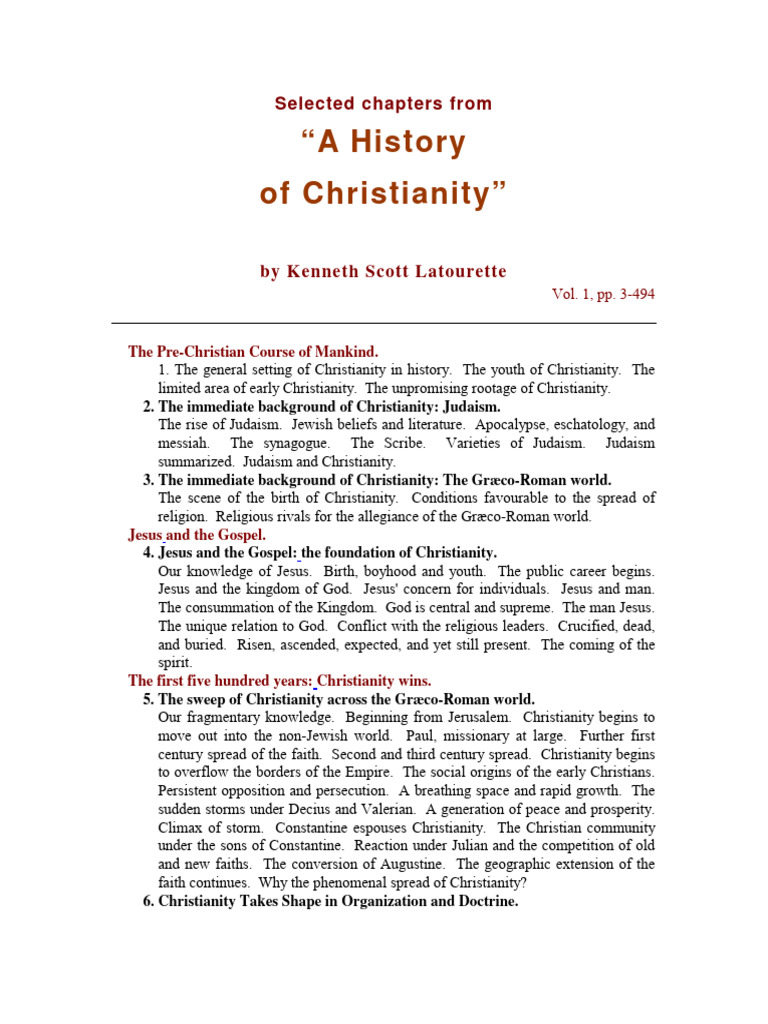 A History of Christianity Volume I Begin | PDF | Jesus | Messiah