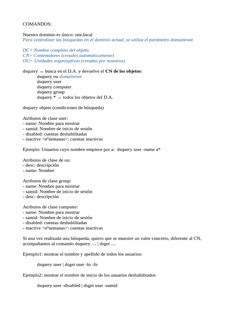 Comando S | PDF | Archivo de computadora | Valores Separados por Comas