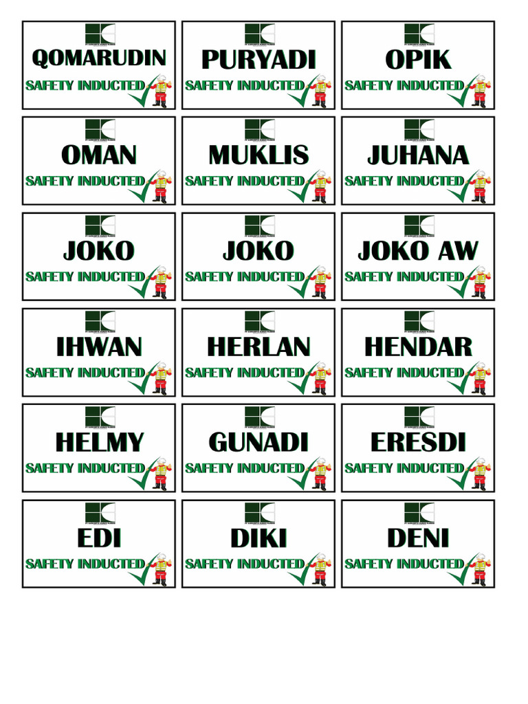 STICKER INDUCTION | PDF