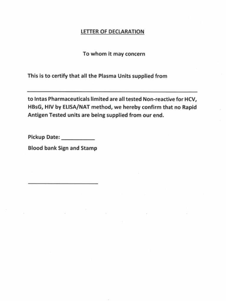 Rapid Declaration 1 | PDF