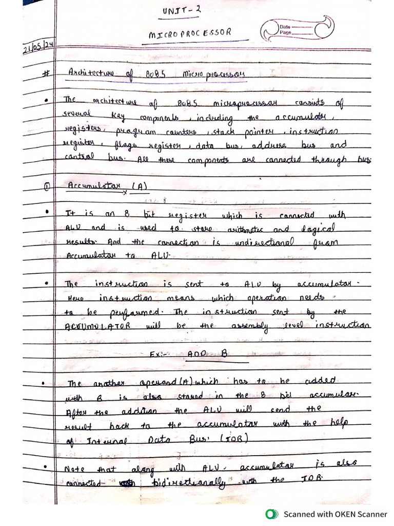 Microprocessor Unit 2 | PDF