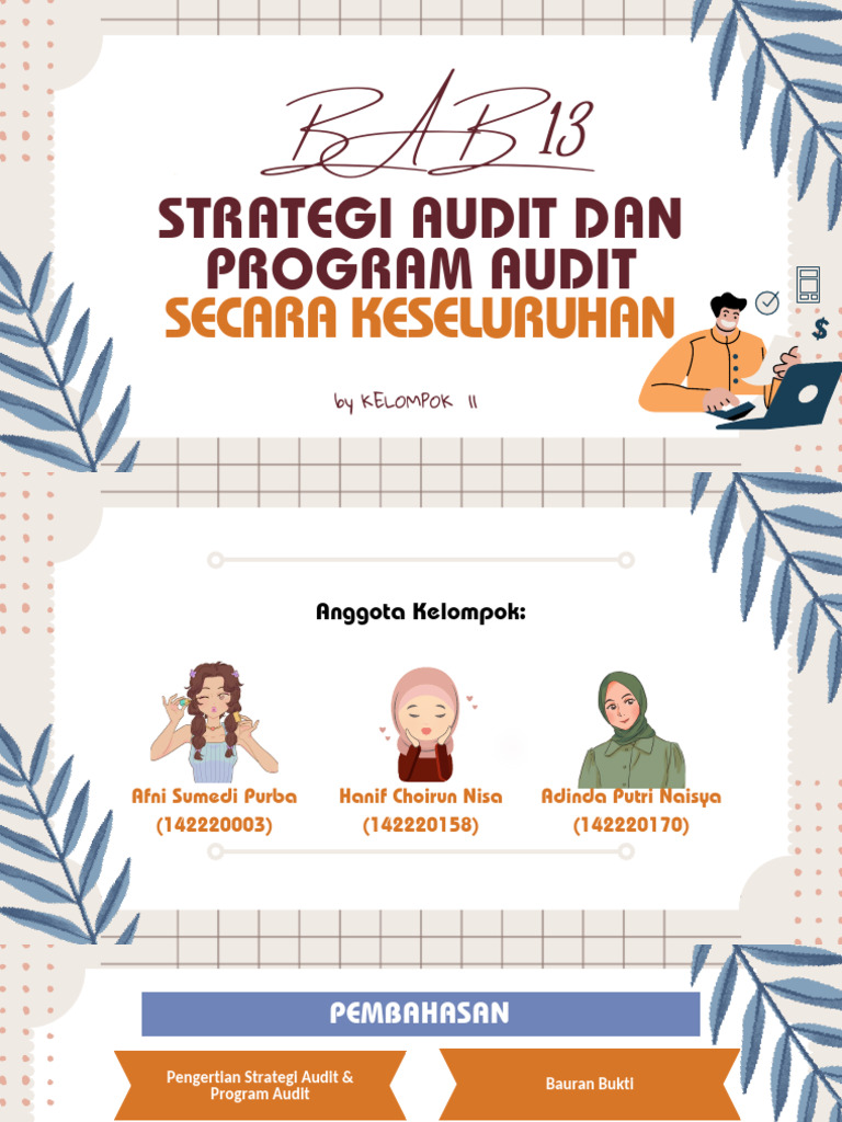 Strategi Audit Dan Program Audit | PDF | Bisnis | Pengelolaan Keuangan & Uang