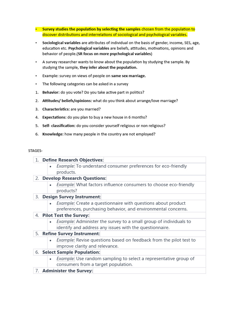 survey final | PDF | Survey Methodology | Question