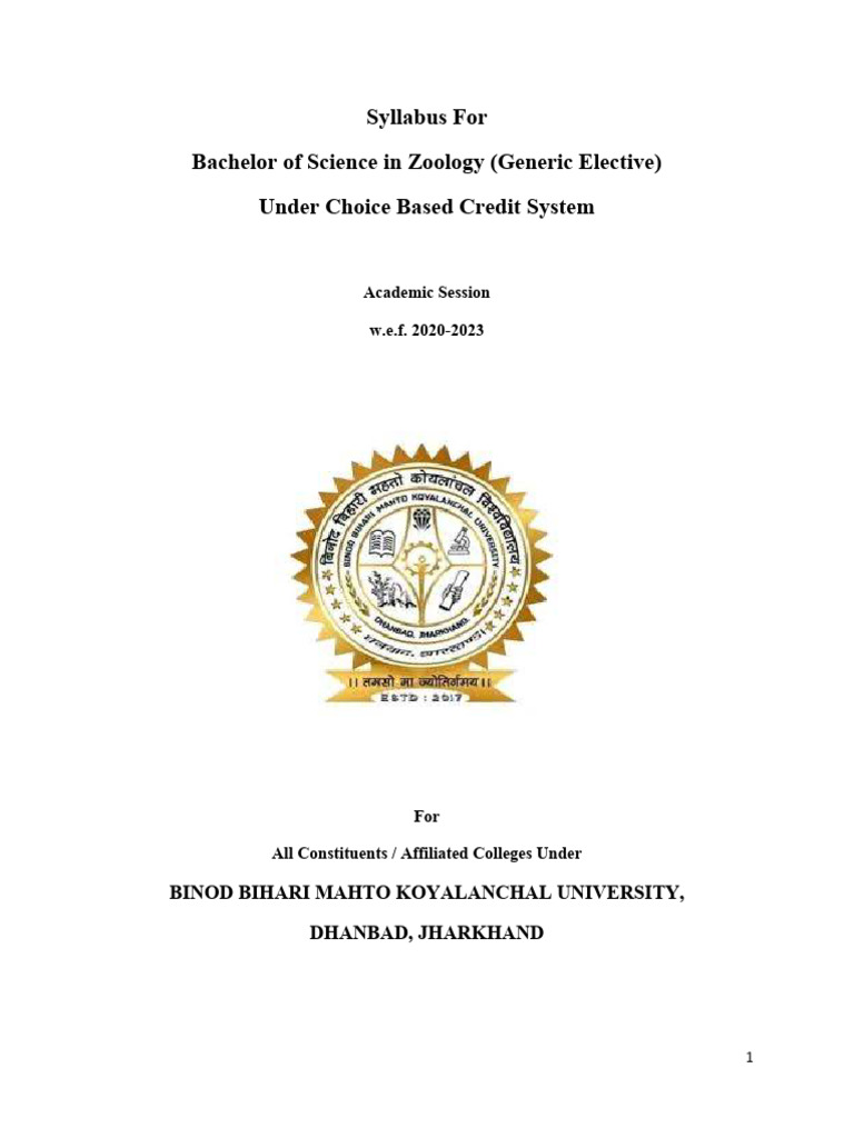 Zoology Generic Elective | PDF | Cell (Biology) | Genetics
