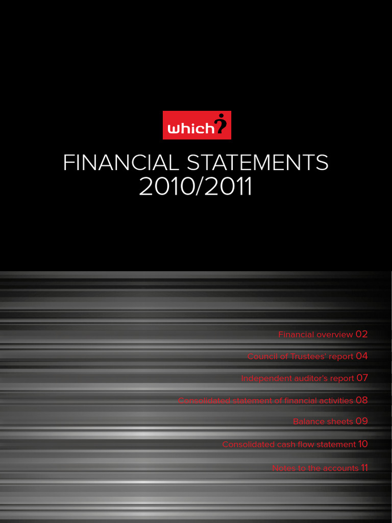 CA Financial Overview 2010/2011 Report | PDF | Financial Audit ...