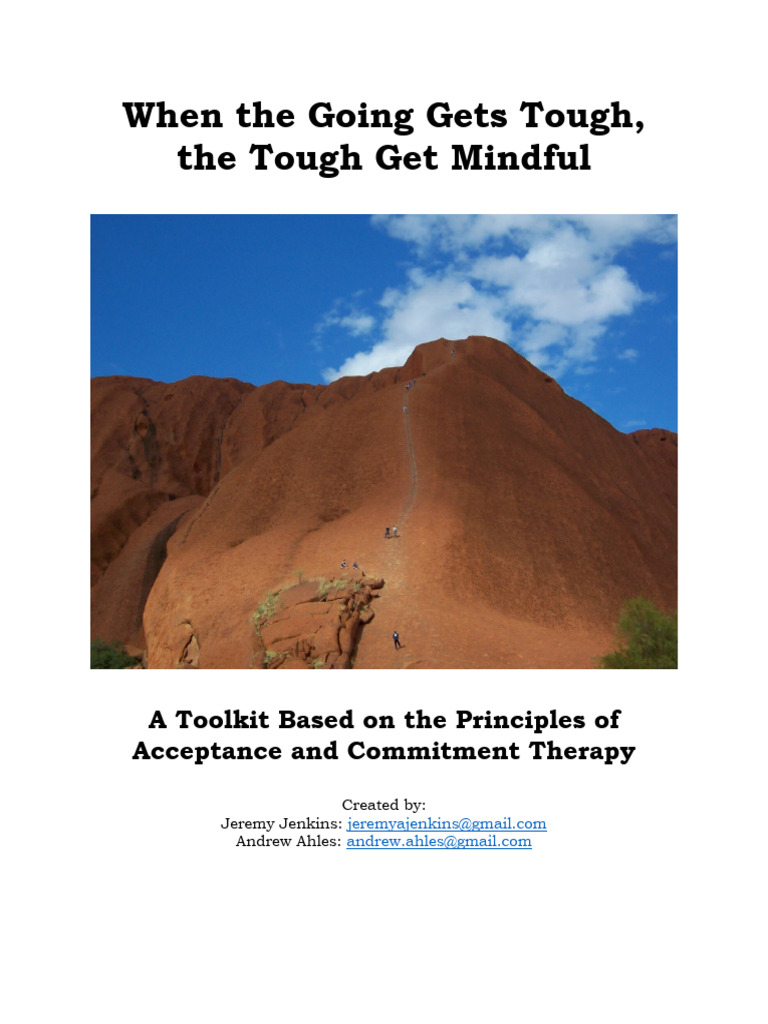 ACT Toolkit v092018 | PDF | Mindfulness | Thought
