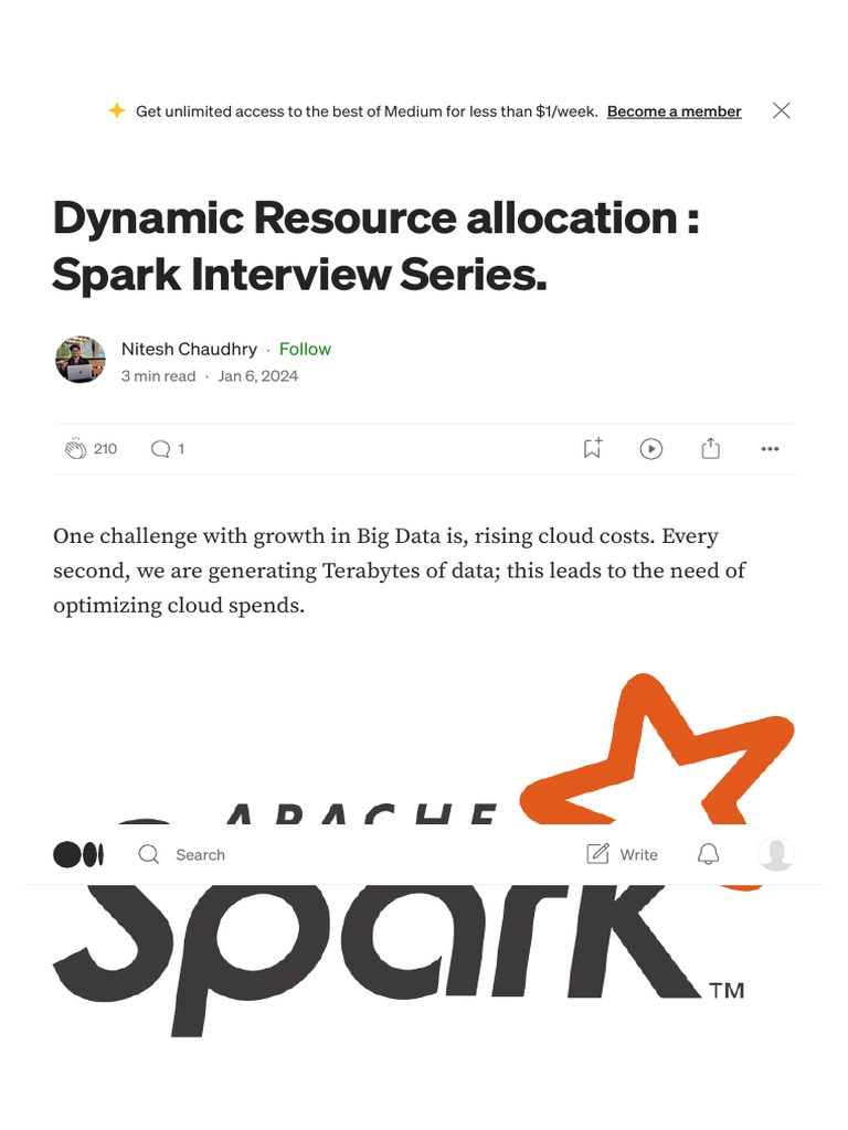 Dynamic Resource Allocation : Spark Interview Series. | by Nitesh ... Dynamic Resource Allocation : Spark Interview Series. | by Nitesh ...