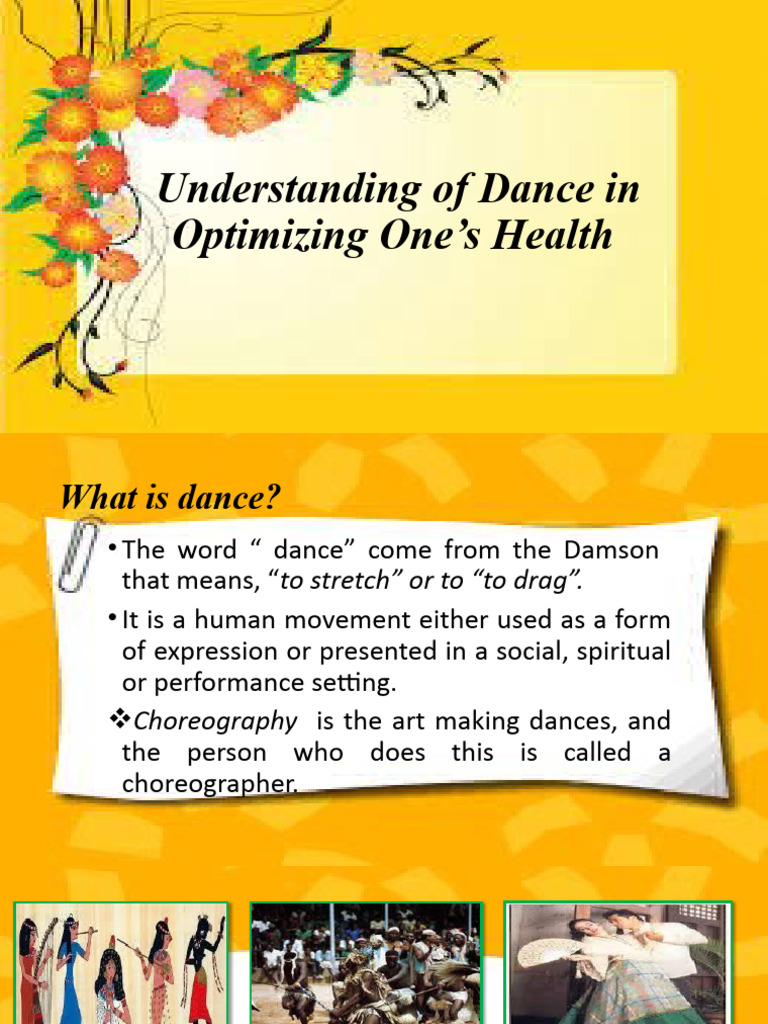 Dance: Elements and Health Benefits | PDF | Dances | Physical Fitness