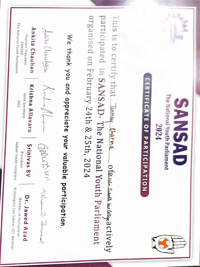 Sansad | PDF