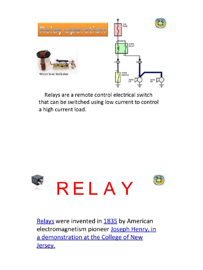 Electromagnetic Relay Switch PPT | PDF