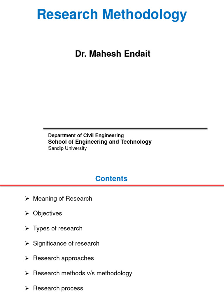 Unit 1 | Download Free PDF | Methodology | Quantitative Research