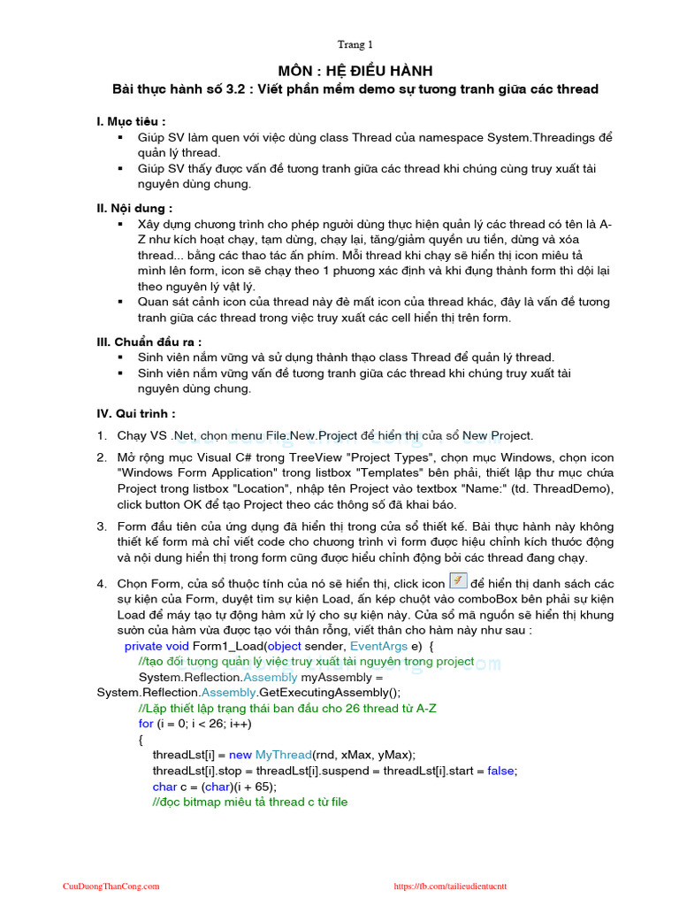 3.2.he-Dieu-Hanh - Nguyen-Van-Hiep - Bai-3.2 - Viet-Phan-Mem-Demo-Su-Tuong-Tranh-Giua-Cac-Thread ...