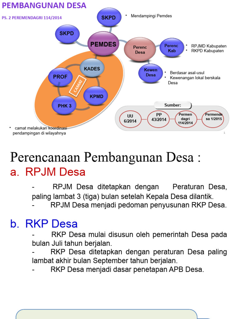 01.juknis RPJM Desa Dan RKP Desa | PDF