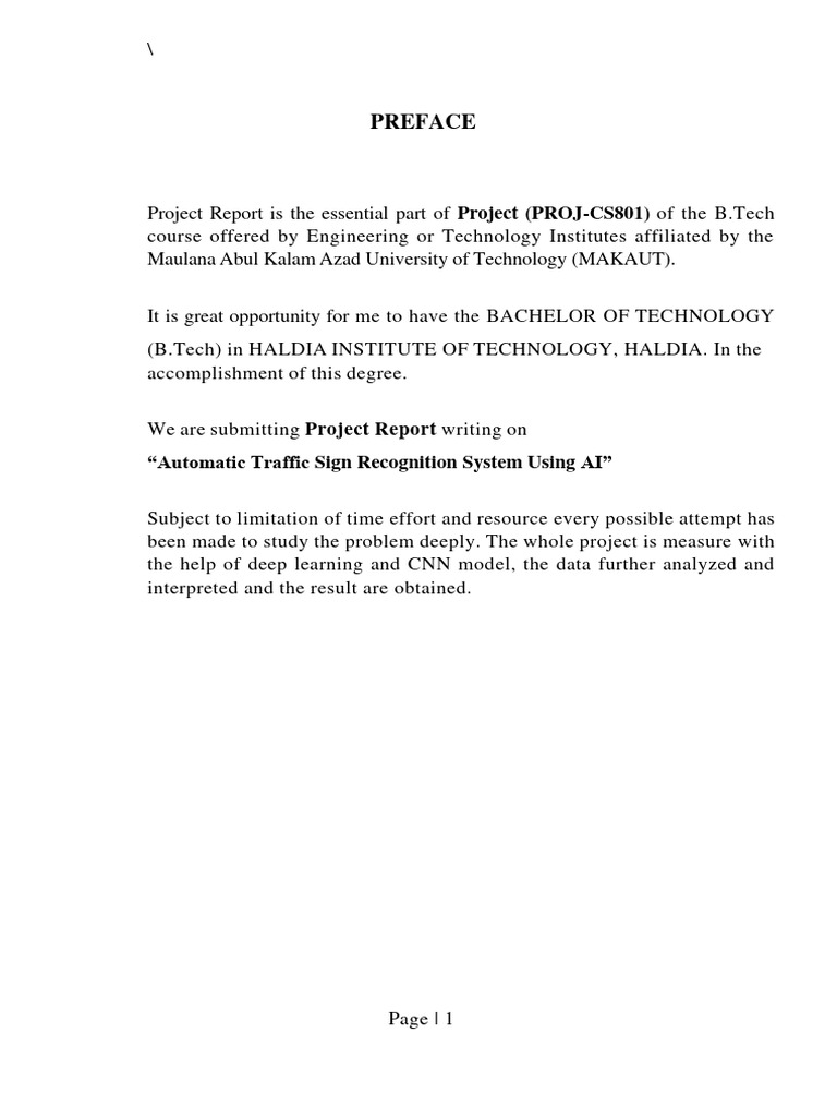 Traffic Sign Recognition Using CNN | PDF | Artificial Neural Network | Machine Learning