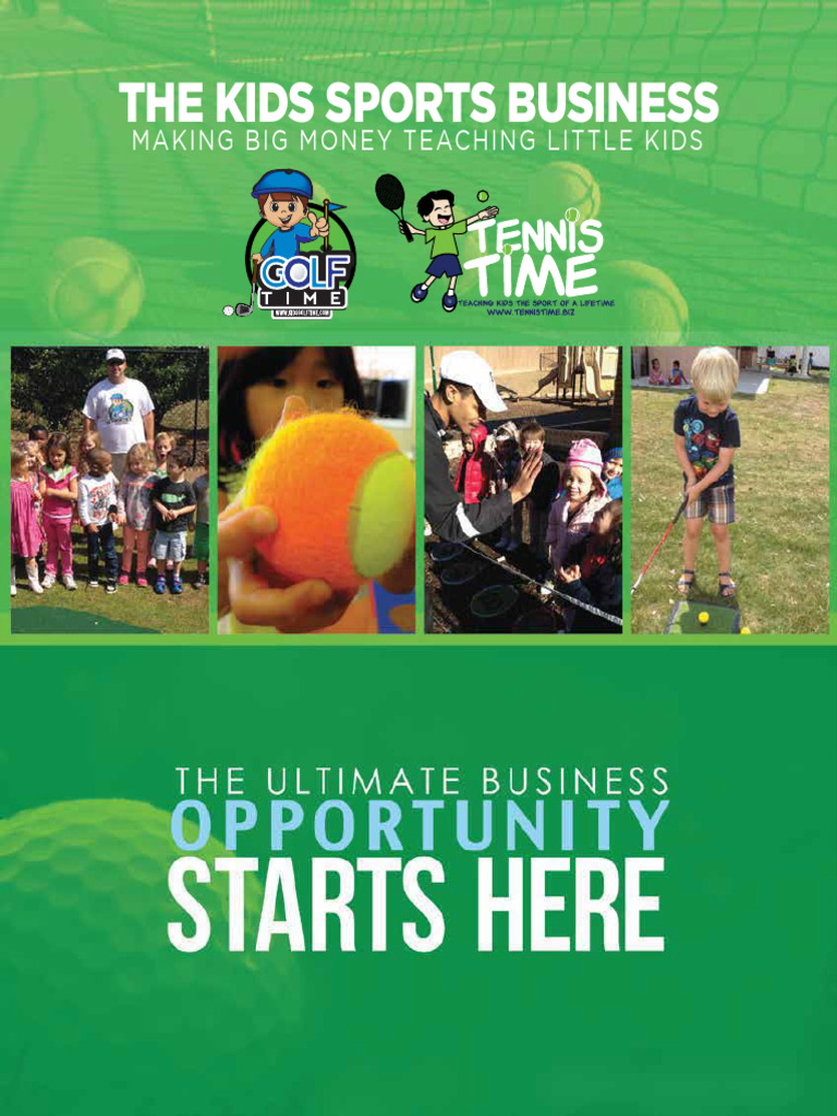 Kids Sports Biz for Entrepreneurs | PDF | Career & Growth | Self-Improvement