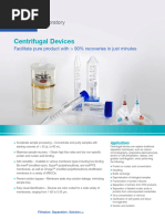 Amicon Filter Protocol | PDF | Centrifuge | Filtration