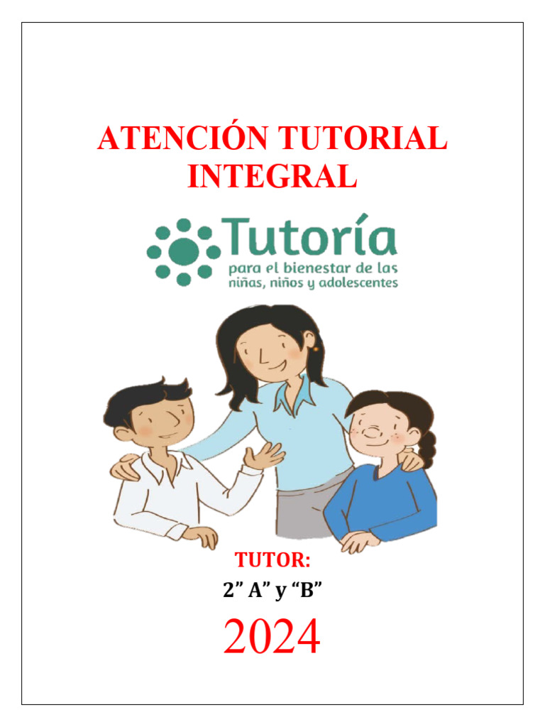 Plan Tutorial Integral 2024 en Educación | PDF | Salón de clases ...