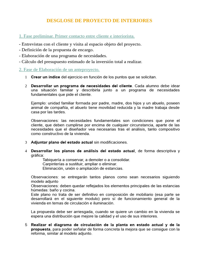 PARTES DEL PROYECTO | PDF | Presupuesto