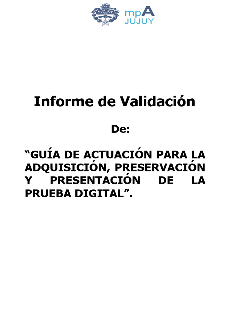 Informe Validacion | PDF | Conocimiento administrativo | Metodología de encuesta