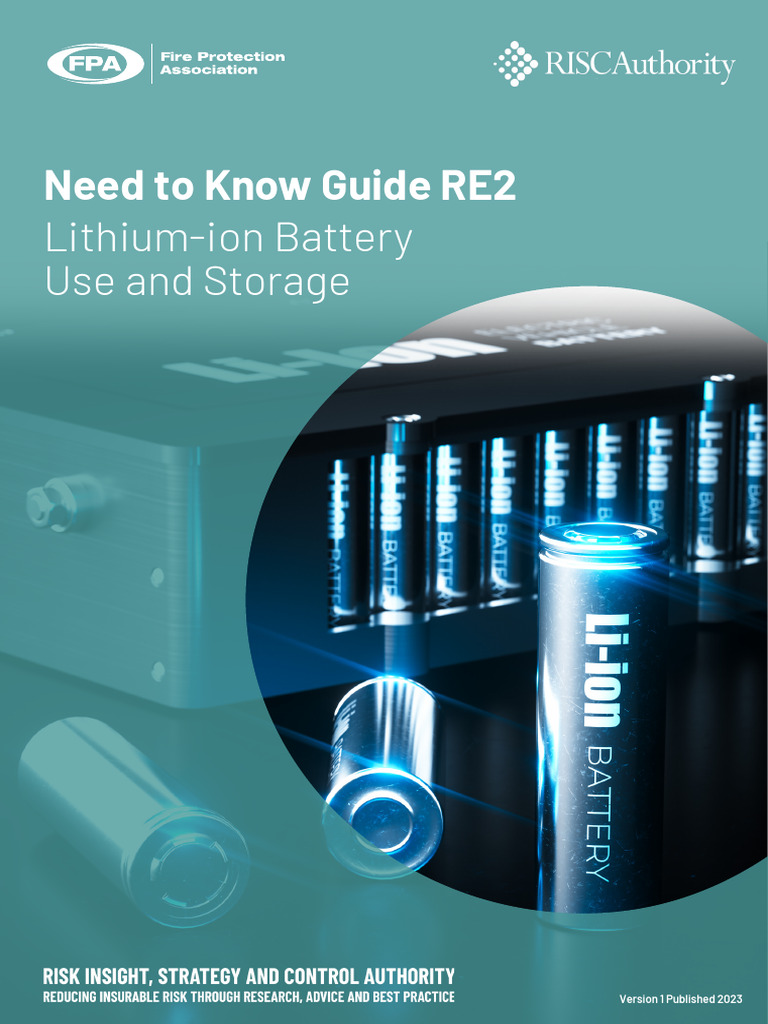 Need to Know Guide RE2 - Lithium-ion Battery Use and Storage | Download Free PDF | Lithium Ion ...
