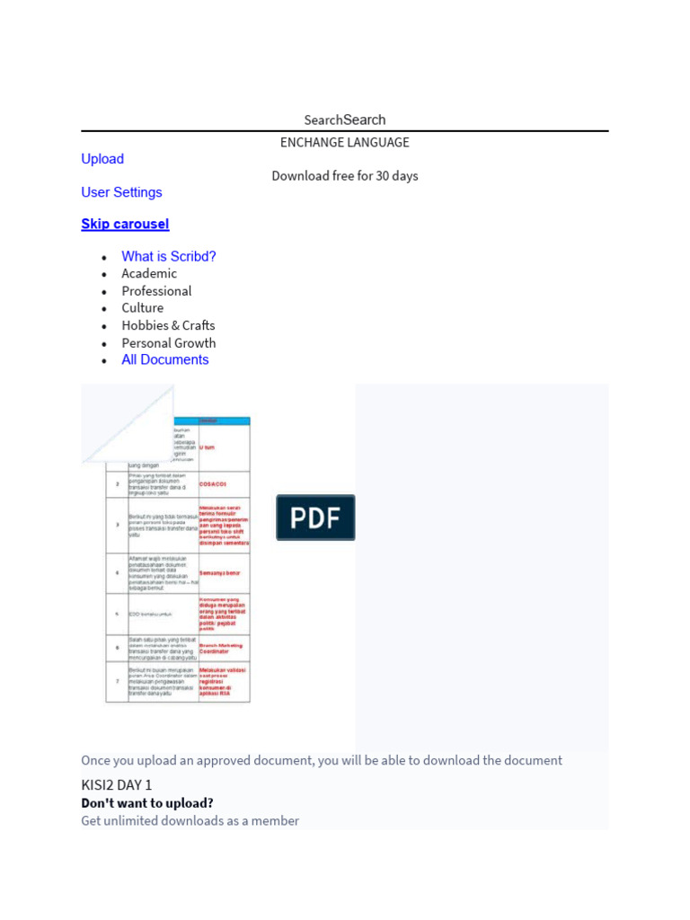 Searchsearch Enchange Language Download Free For 30 Days: Upload User Settings | PDF | Scribd ...