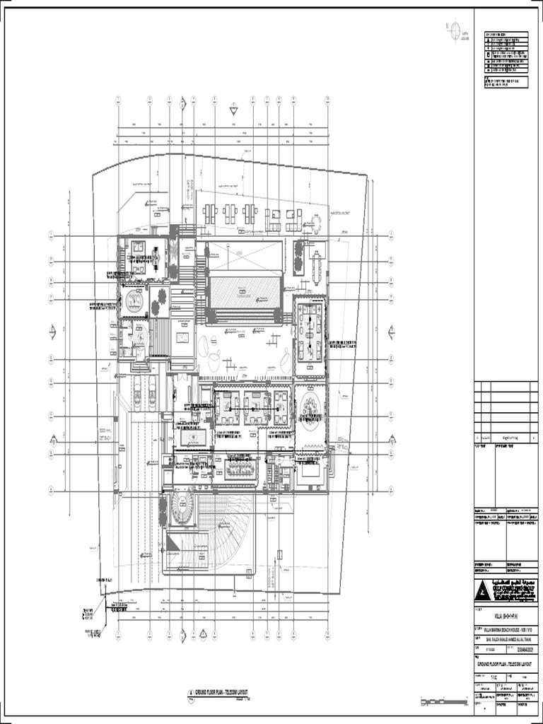 T-102 GROUND FLOOR PLAN - TELECOM LAYOUT | PDF