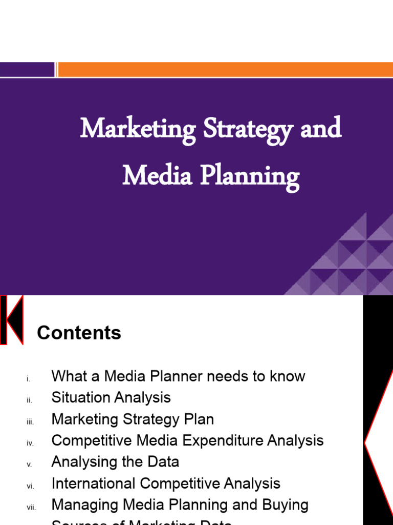 Marketing Strategy and Media Planning | PDF | Marketing | Advertising