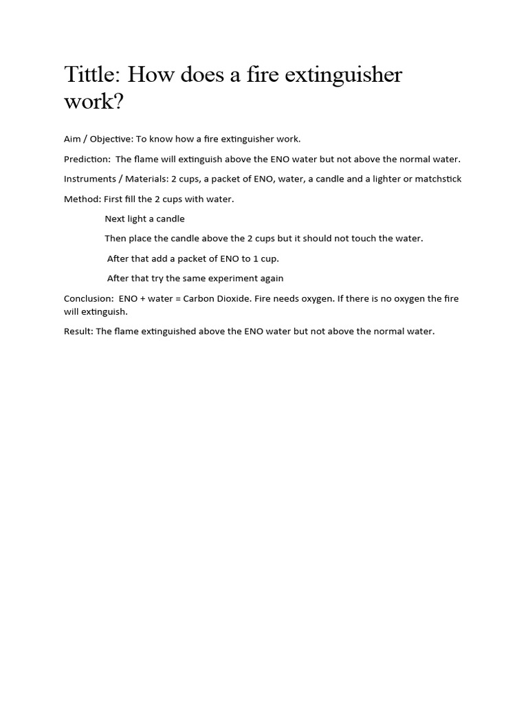 ENO Experiment - Write Up | PDF