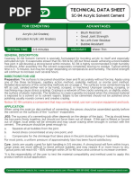 REMA SC2000 Cement Bonding Guide | PDF | Technology & Engineering