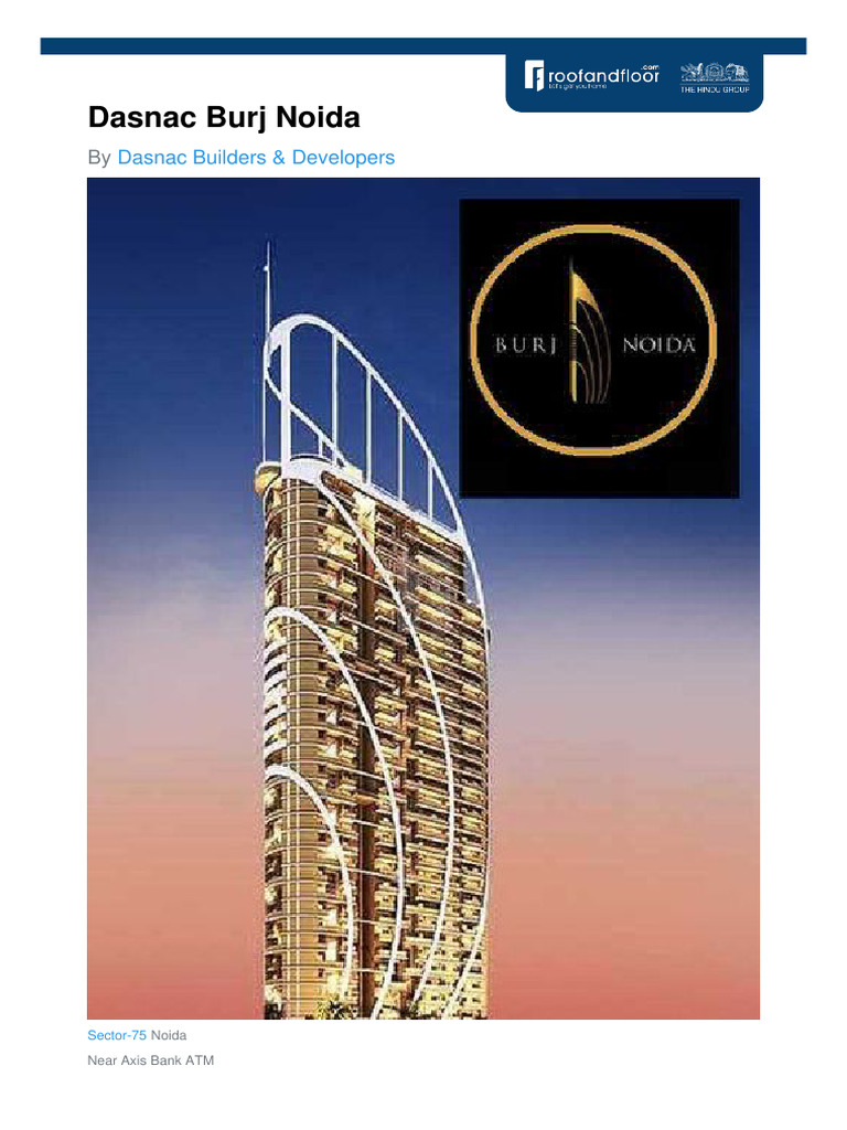 Dasnac Burj Noida Automated Brochure | PDF | Apartment