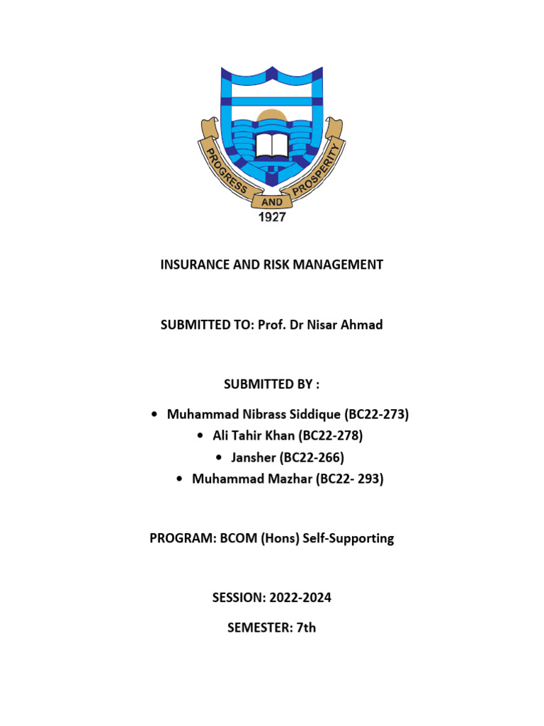 IRM Assignment | PDF | Risk | Risk Management