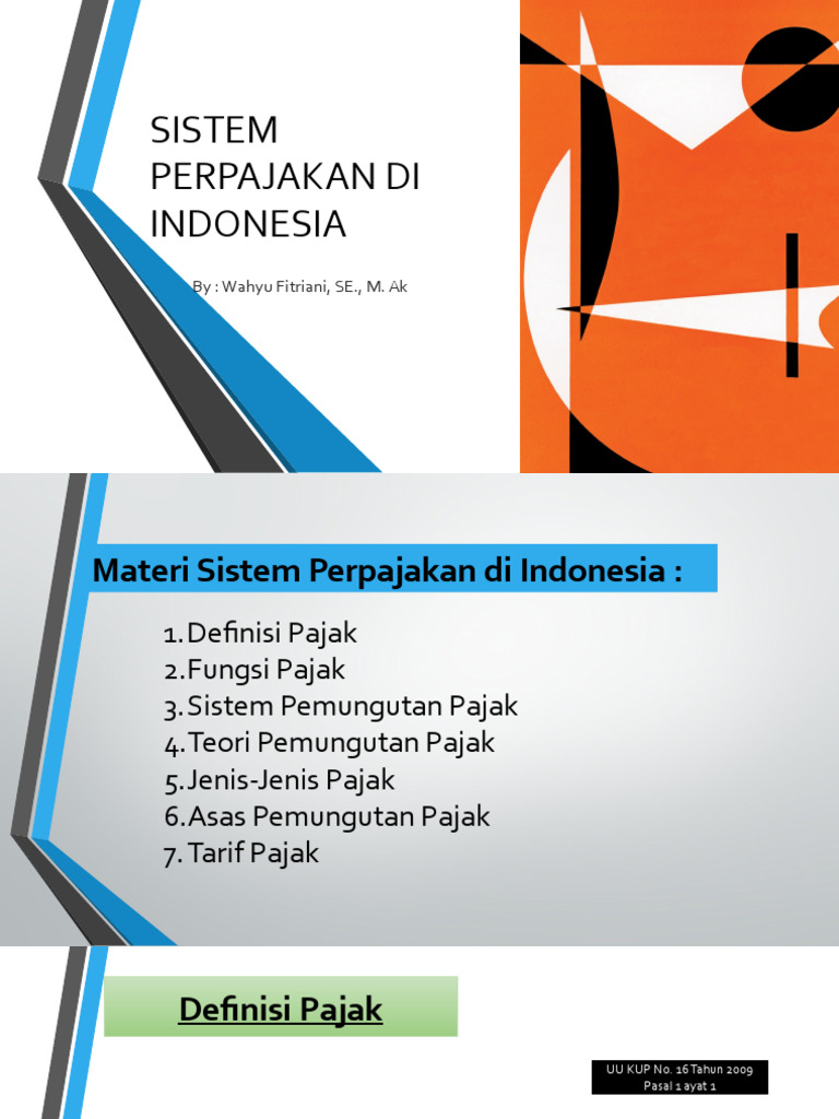 Sistem Perpajakan Indonesia: Panduan Lengkap | PDF
