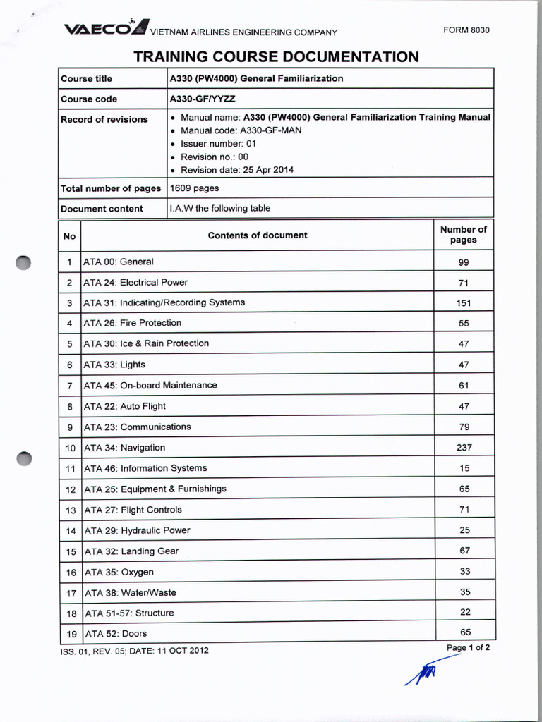 Training Course Documentation: V4.ECC " | PDF | Transport | Aircraft