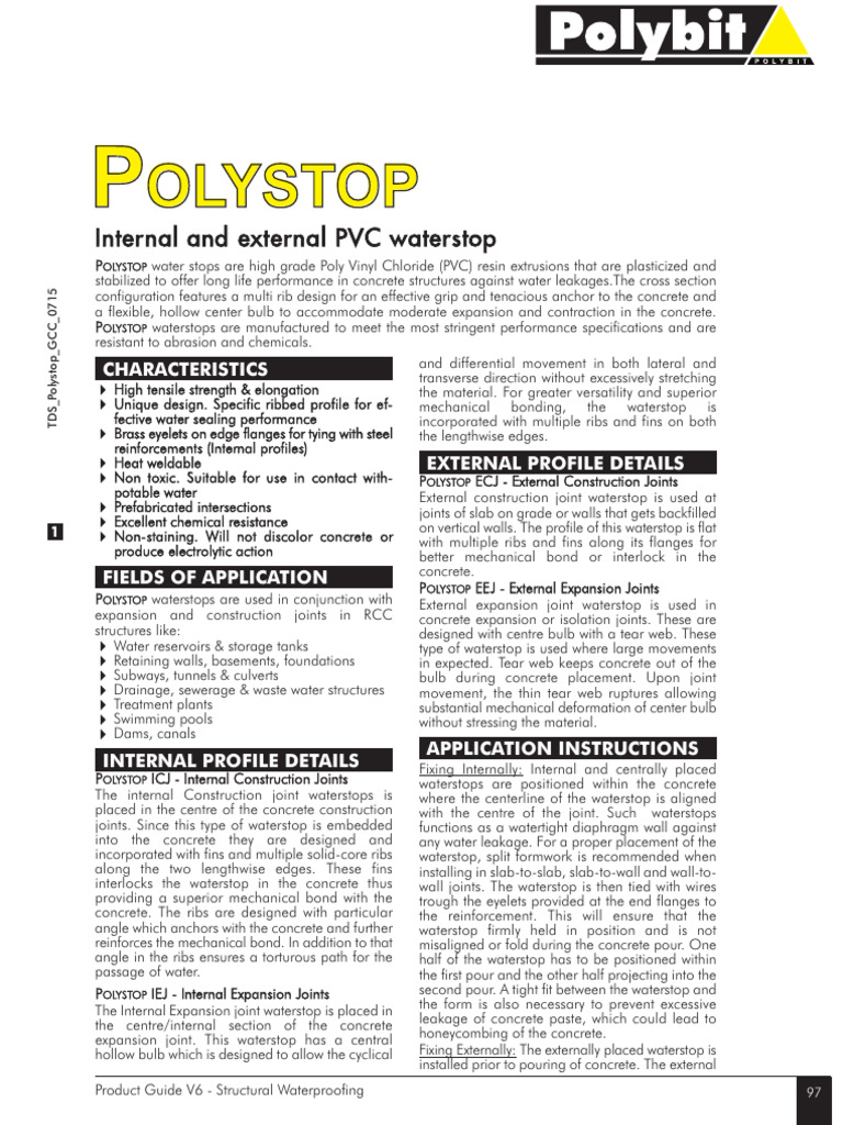 6.polystop PVC 4mm 10mm - Tds | PDF | Science & Mathematics | Technology & Engineering