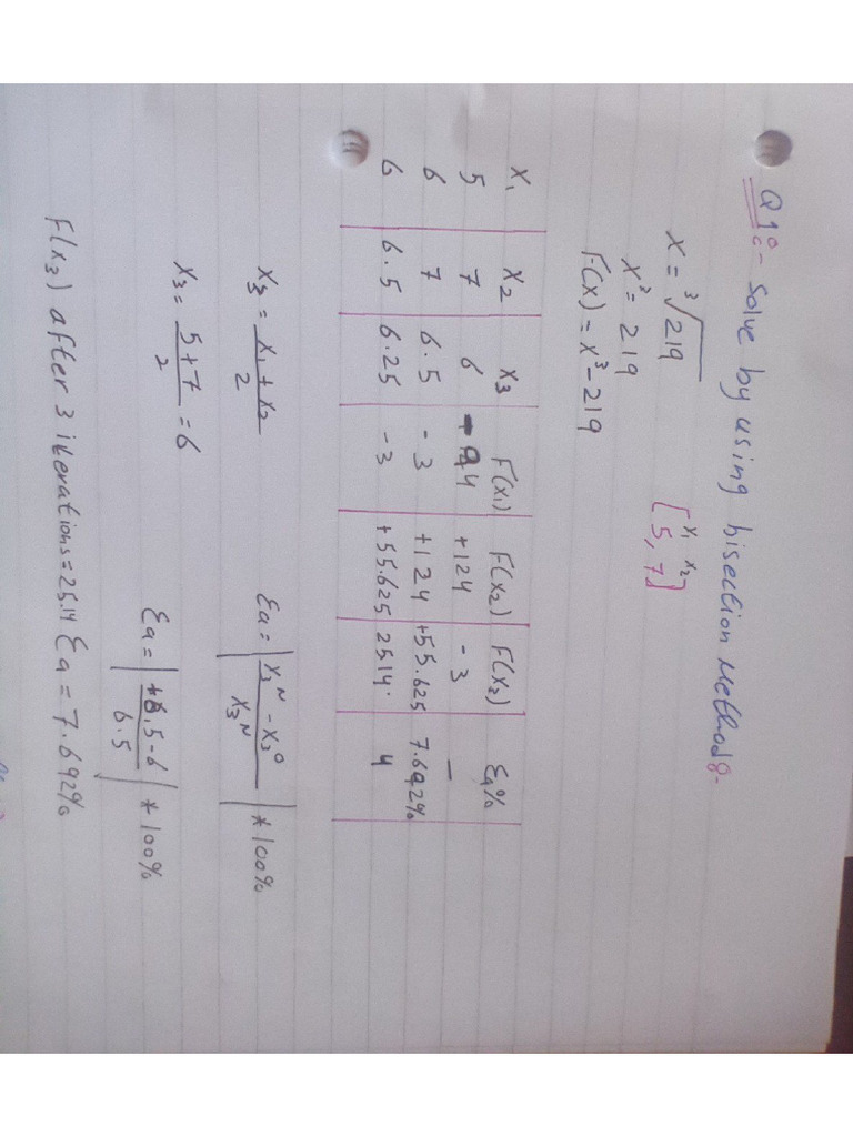Numerical H.W1 | PDF
