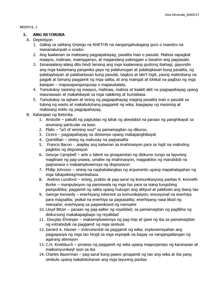 OUTLINE_MIRANDA | PDF