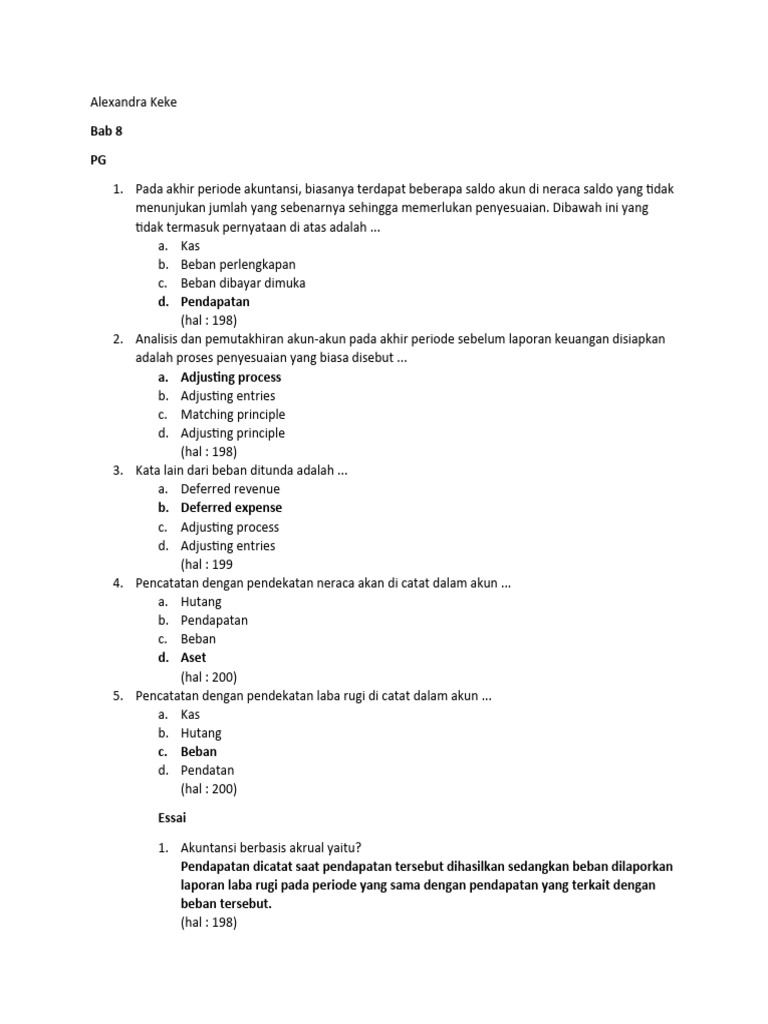 Soal Komp. Akun | PDF