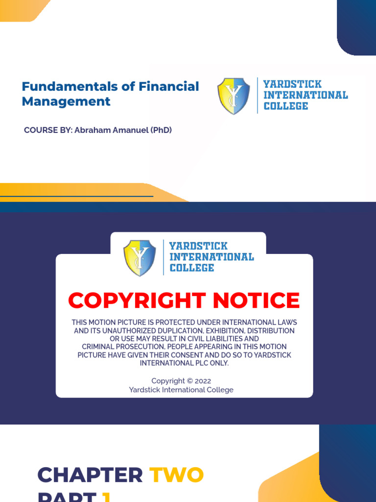Financial Managment Chapter 02 PART 1 | Download Free PDF | Interest | Present Value