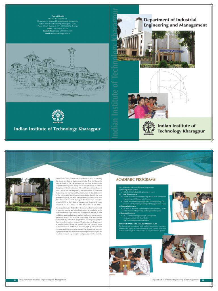 IEM Brochure 2012 | PDF | Industrial Engineering | Engineering