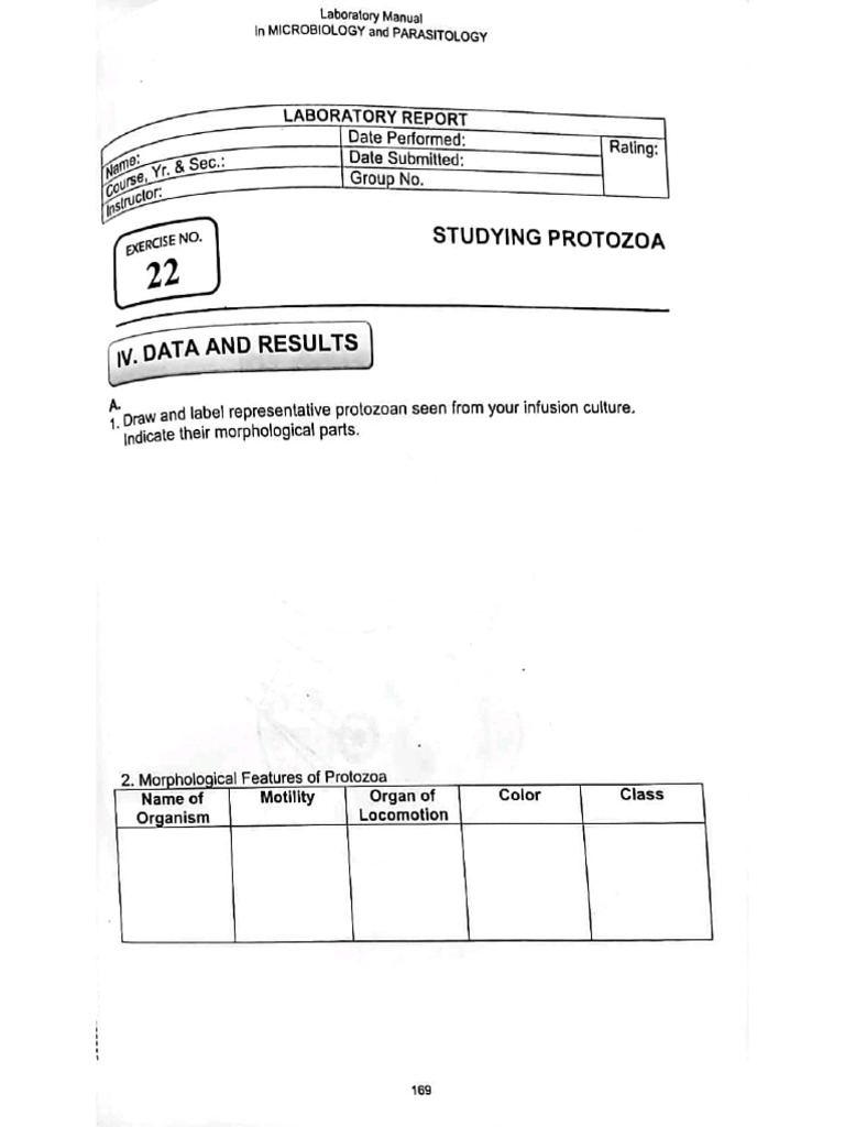 Parasitology Lab Act #22 | PDF