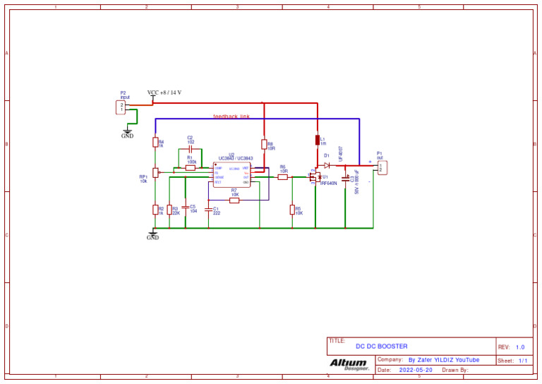 Schematic - DC DC BOOSTER - 2023-05-12 | PDF